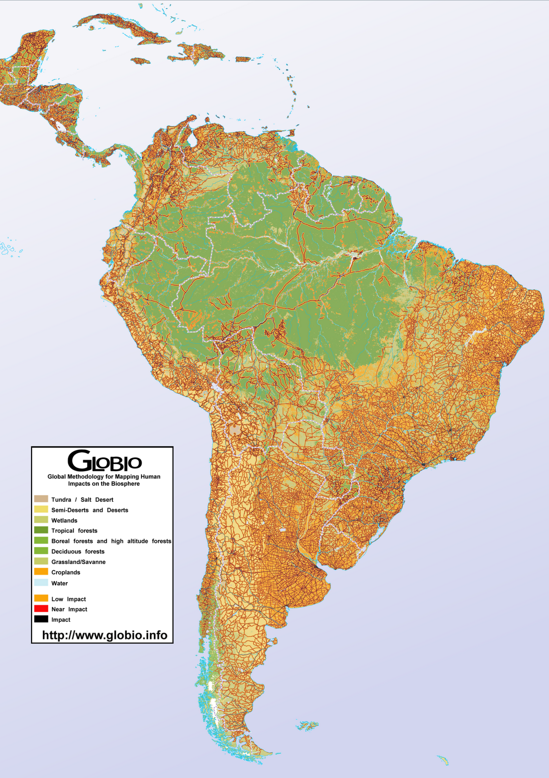 Latin America and GeoVis: Human Impact on Biodiversity in Latin America